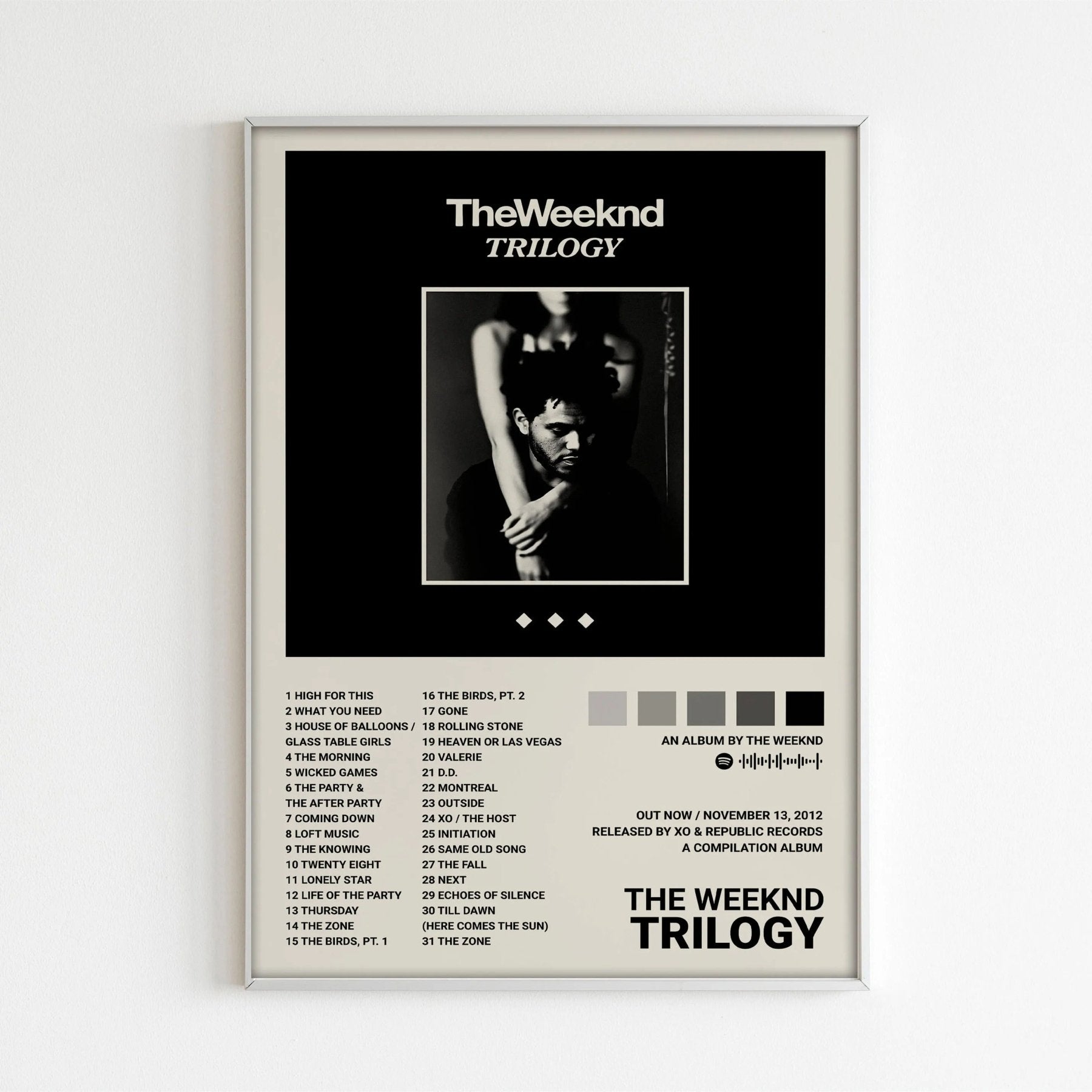 Skorter | CHARTBREAKER COLLECTION: THE WEEKND | WALL ART – SKØRTER