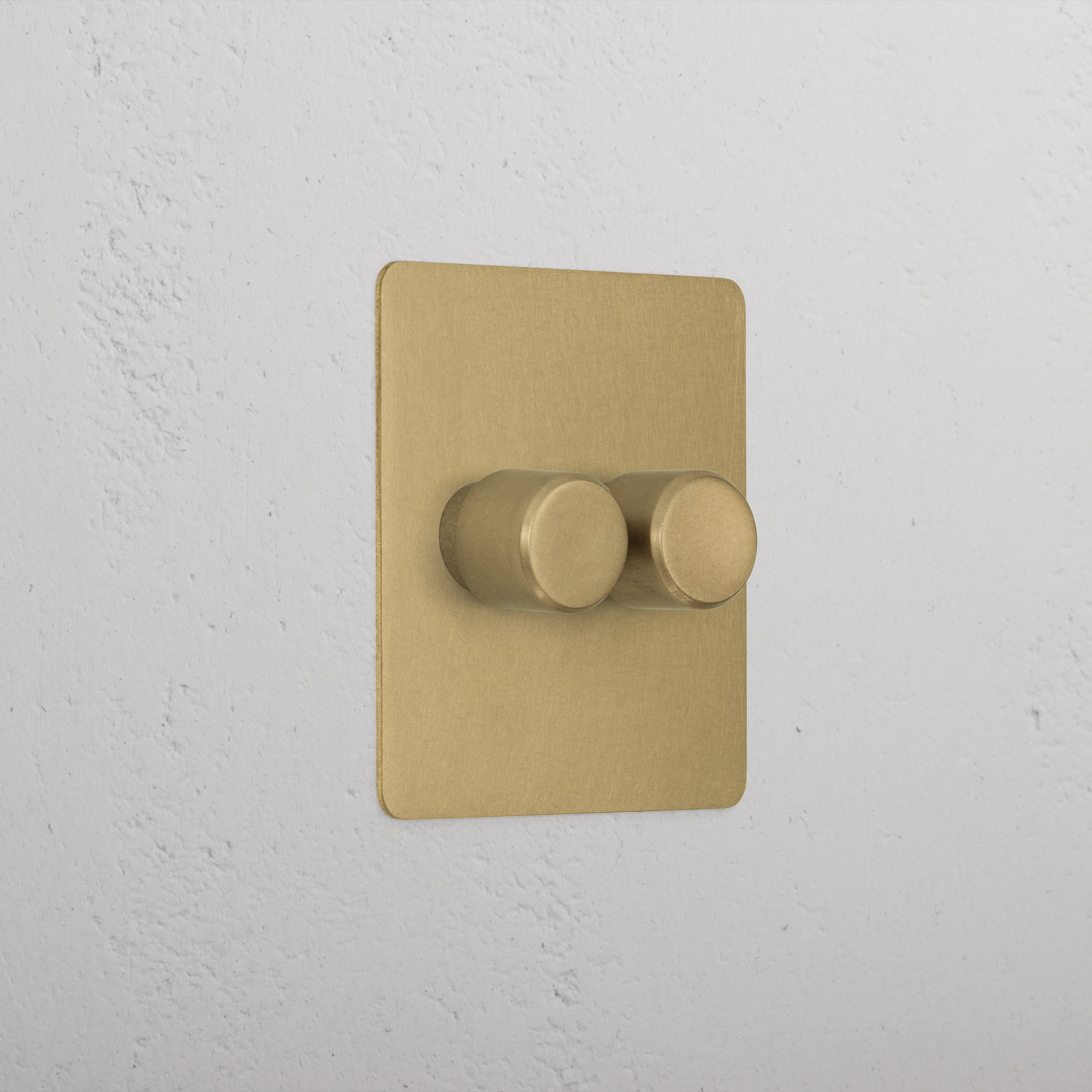 Skorter | 2G Two Way Dimmer Slimline Switch - Antique Brass – SKØRTER