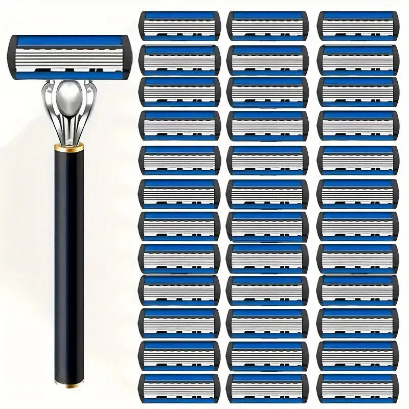 Skorter | Replacement razor blades safety razor set with nonslip metal ...